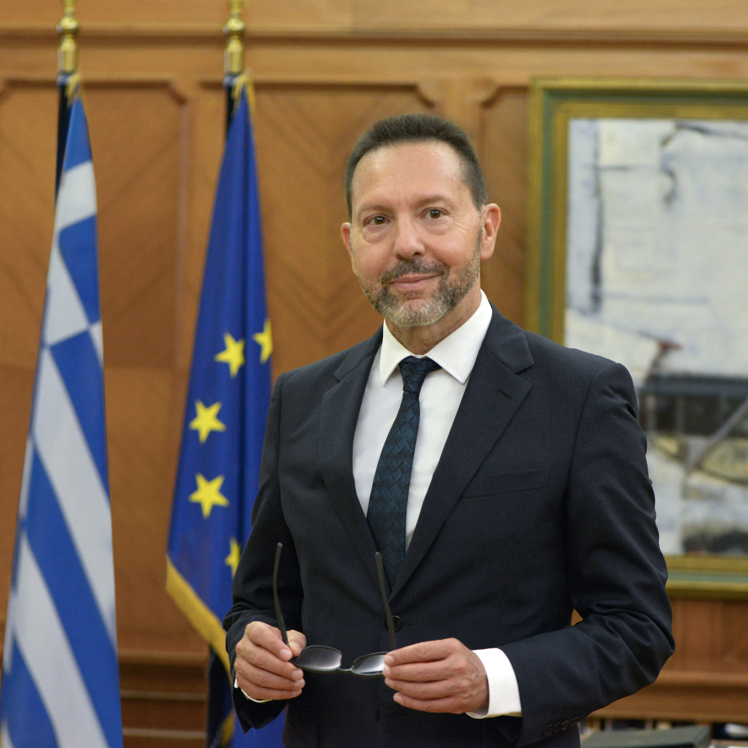Ο Διοικητής της Τράπεζας της Ελλάδος Γιάννης Στουρνάρας στο Πρώτο ...