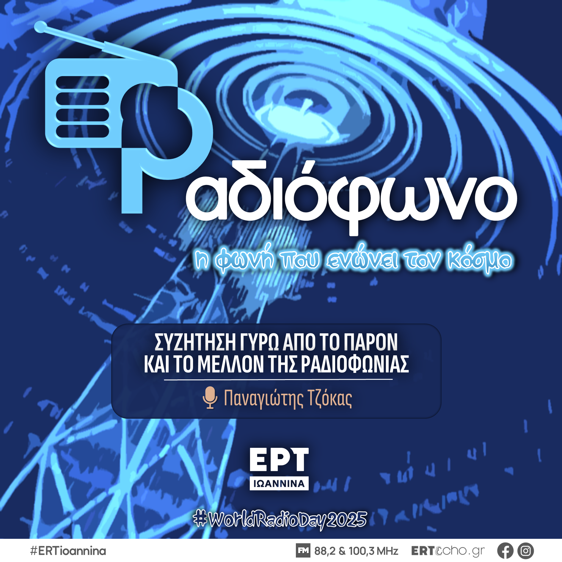 ΠΑΓΚΟΣΜΙΑ ΗΜΕΡΑ ΡΑΔΙΟΦΩΝΟΥ 2025: Συζήτηση γύρω από το παρόν και το ...